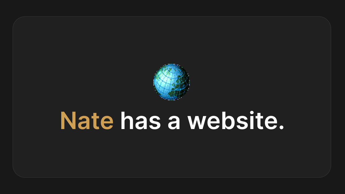 Nate Dunn — full stack developer